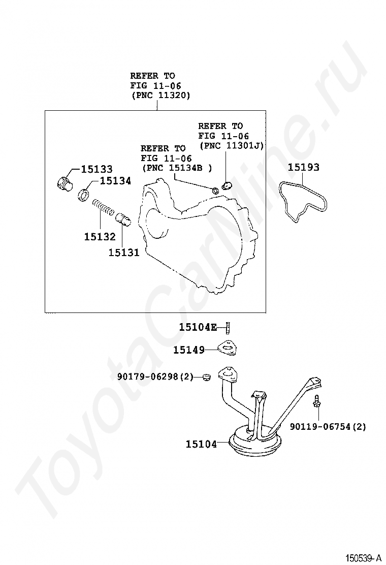Масляный насос Тойота для HIACE/HIACE S.B.V, 2001/08 - 2006/08, 2,5 ...