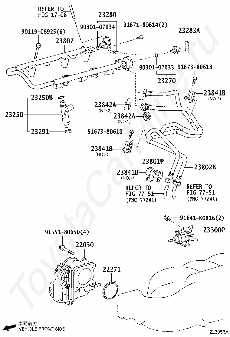 Топливная система Тойота для LAND CRUISER, 2009/07 - 2012/08, 4 литра ...