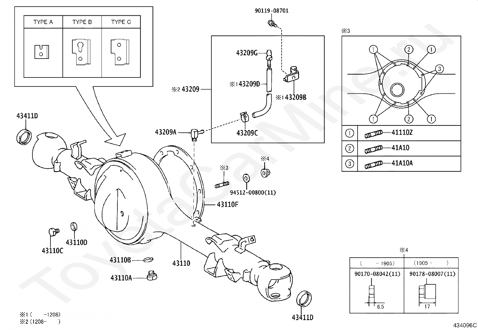 Раздаточная коробка и дифференциал Тойота для LAND CRUISER, 2009/07 ...