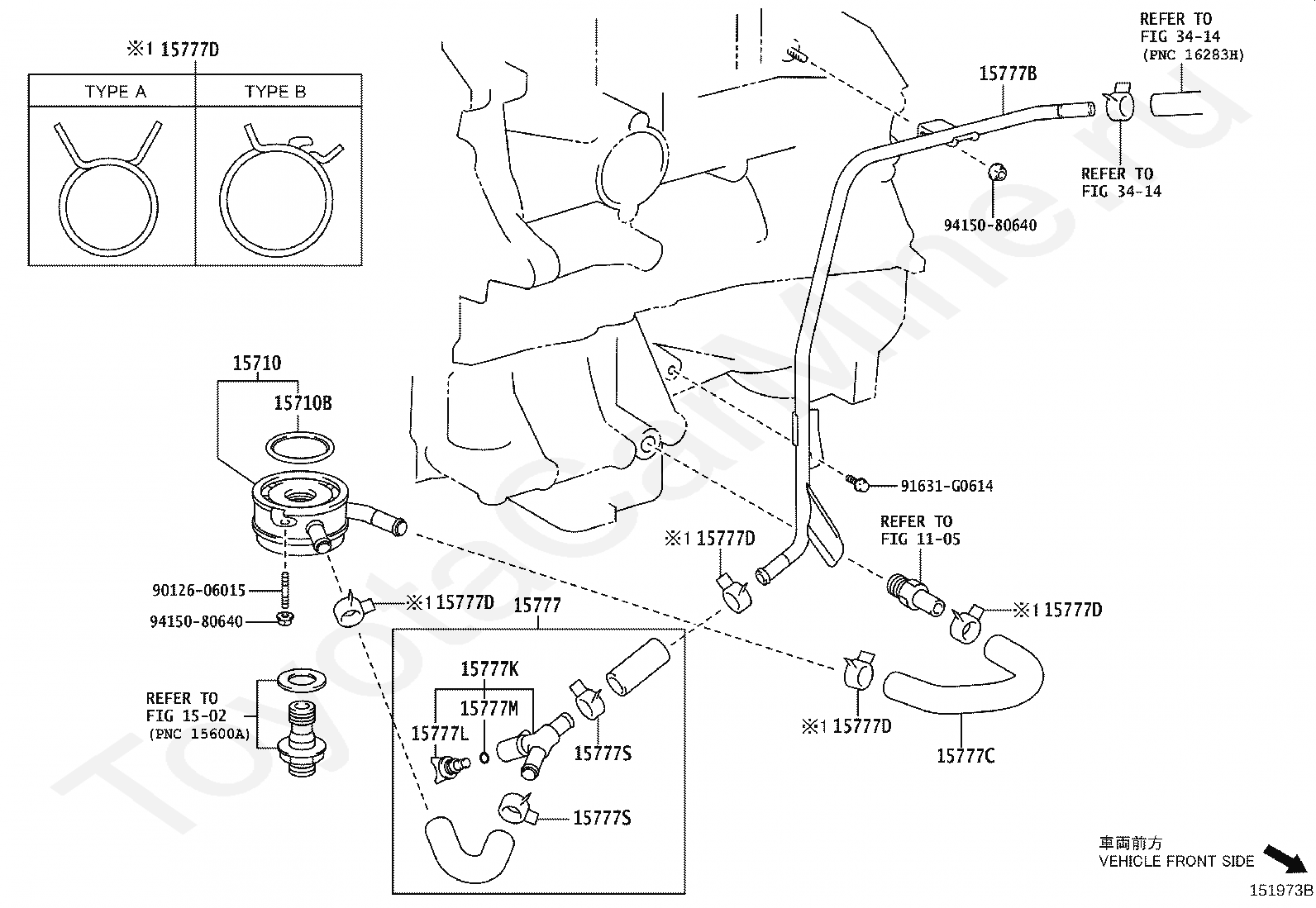 Масляный радиатор Тойота для ALPHARD/VELLFIRE/HV, 2012/05 - 2025, 2,4 ...