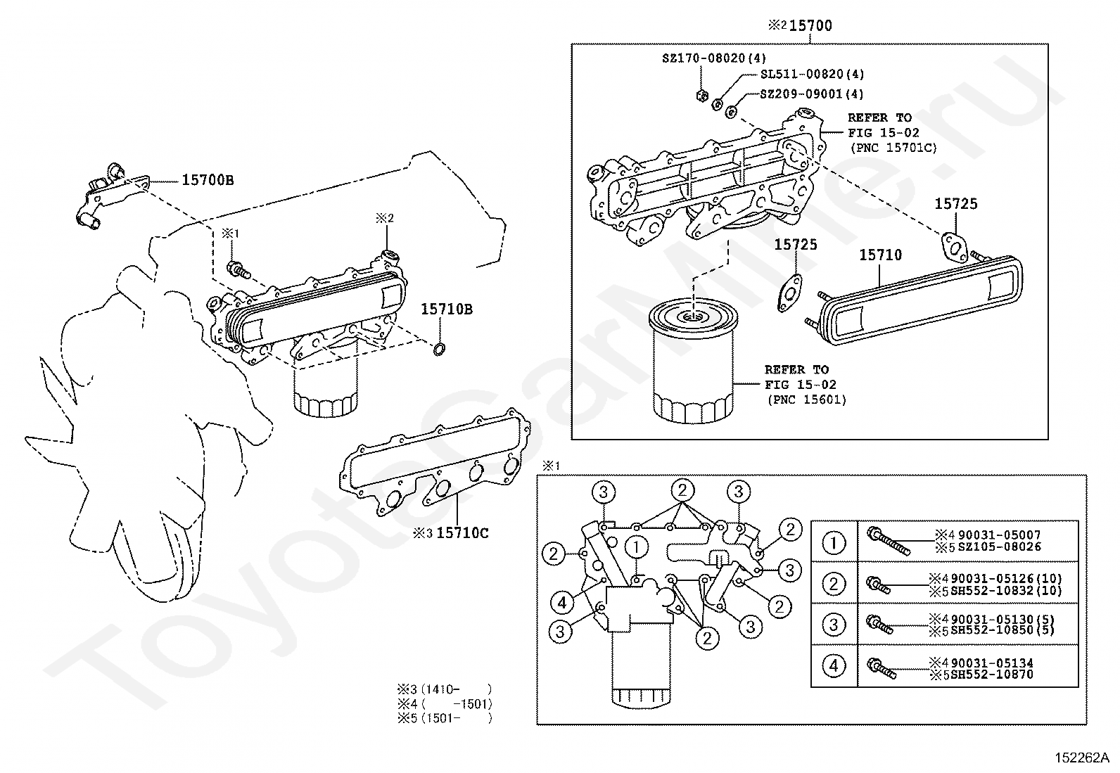 Масляный радиатор Тойота для COASTER, 2006/08 - 2025, 4 литра, дизель ...