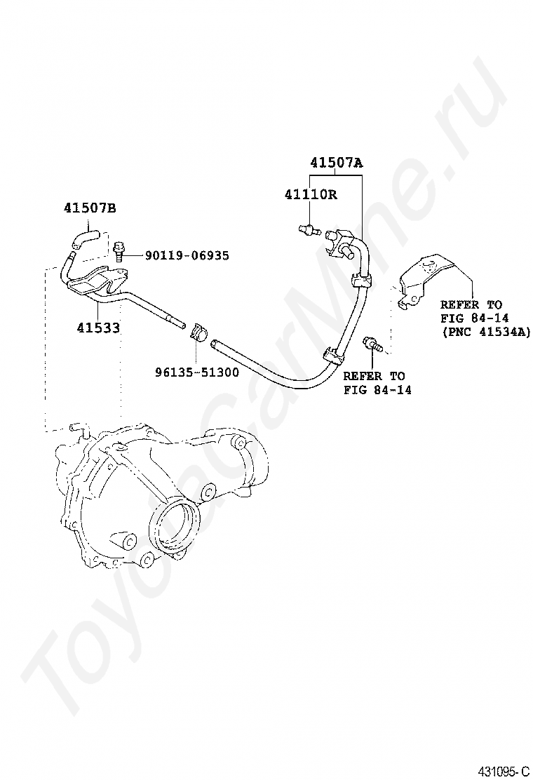 Раздаточная коробка и дифференциал Тойота для LAND CRUISER PRADO, 2004/ ...