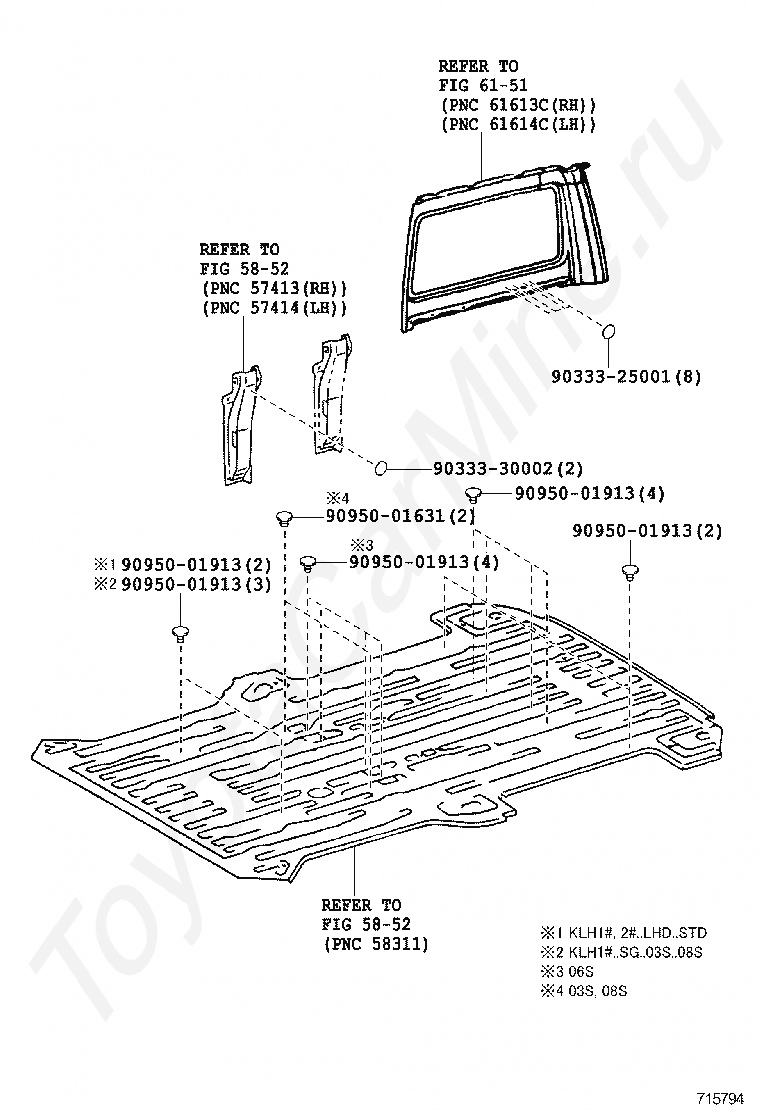 Кресла Тойота для HIACE/HIACE S.B.V, 2001/08 - 2011/11, 2,5 литра ...