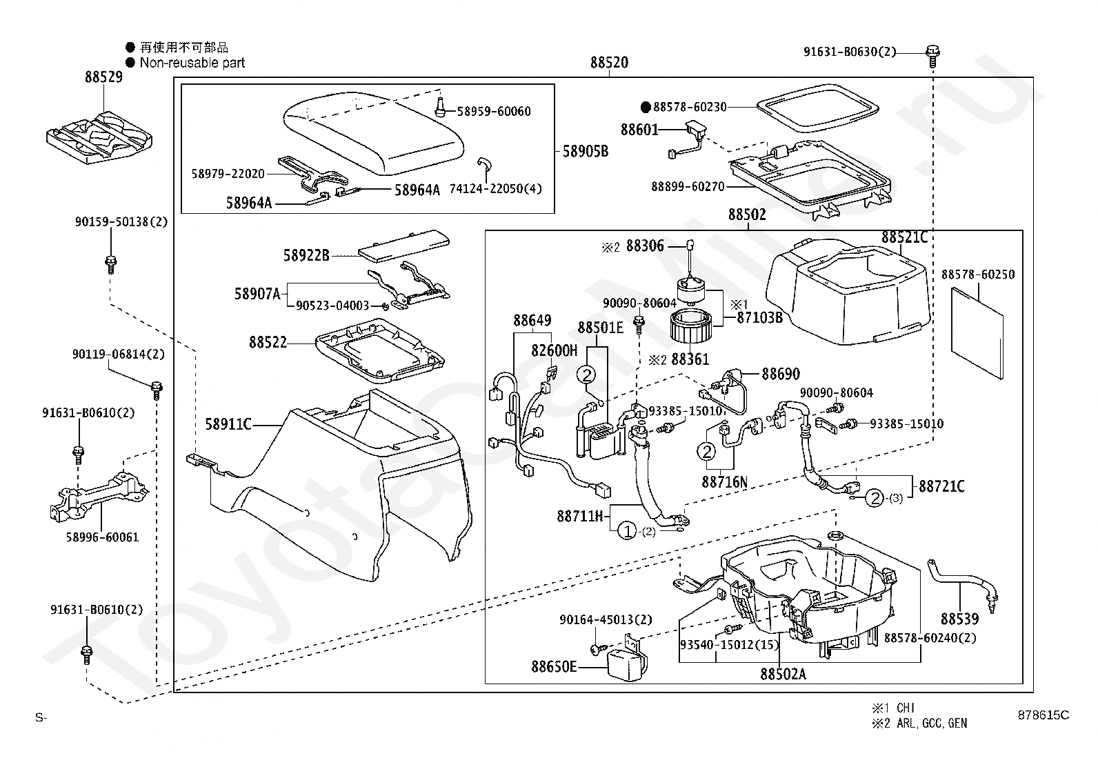 Кондиционер: охлаждающая система Тойота для LAND CRUISER PRADO, 2004/08 ...