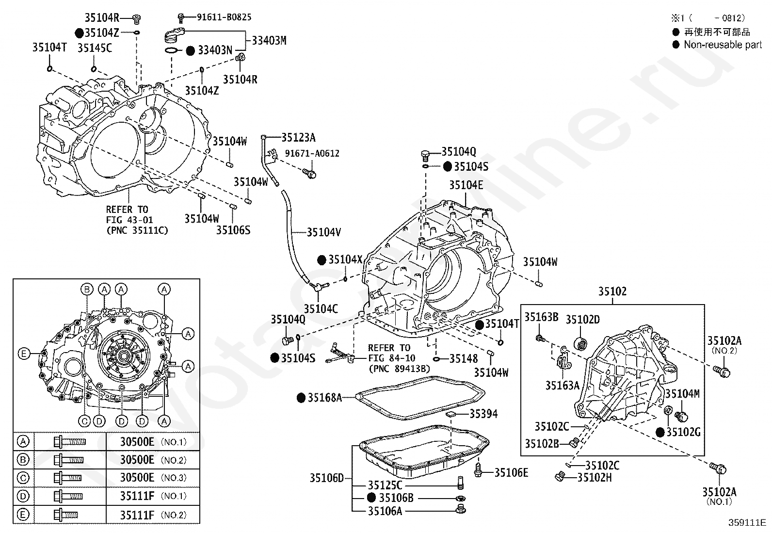 Коробка АКП Тойота для ALPHARD/VELLFIRE/HV, 2015/01 - 2018/01, 3,5 ...