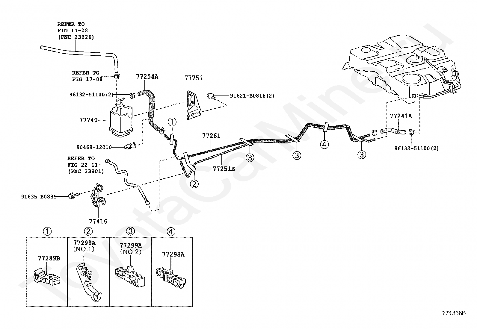 Топливный бак и горловина Тойота для ALPHARD HV, 2003/07 - 2008/04, 2,4 ...