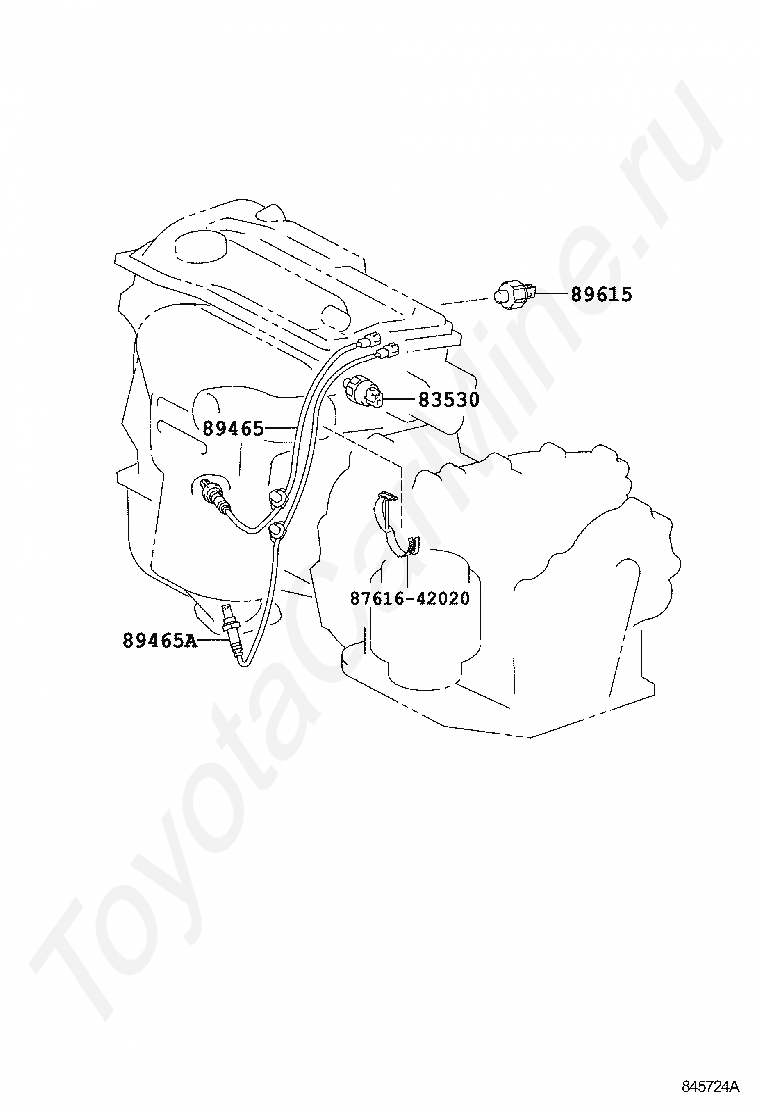 Реле и кнопки Тойота для ALPHARD HV, 2003/07 - 2008/04, 2,4 литра, 16 ...