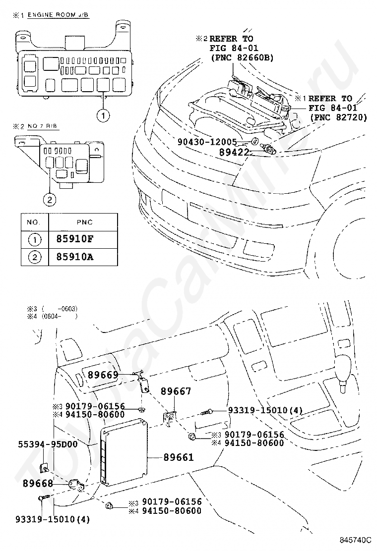 Система впрыска топлива Тойота для ALPHARD HV, 2003/07 - 2008/04, 2,4 ...