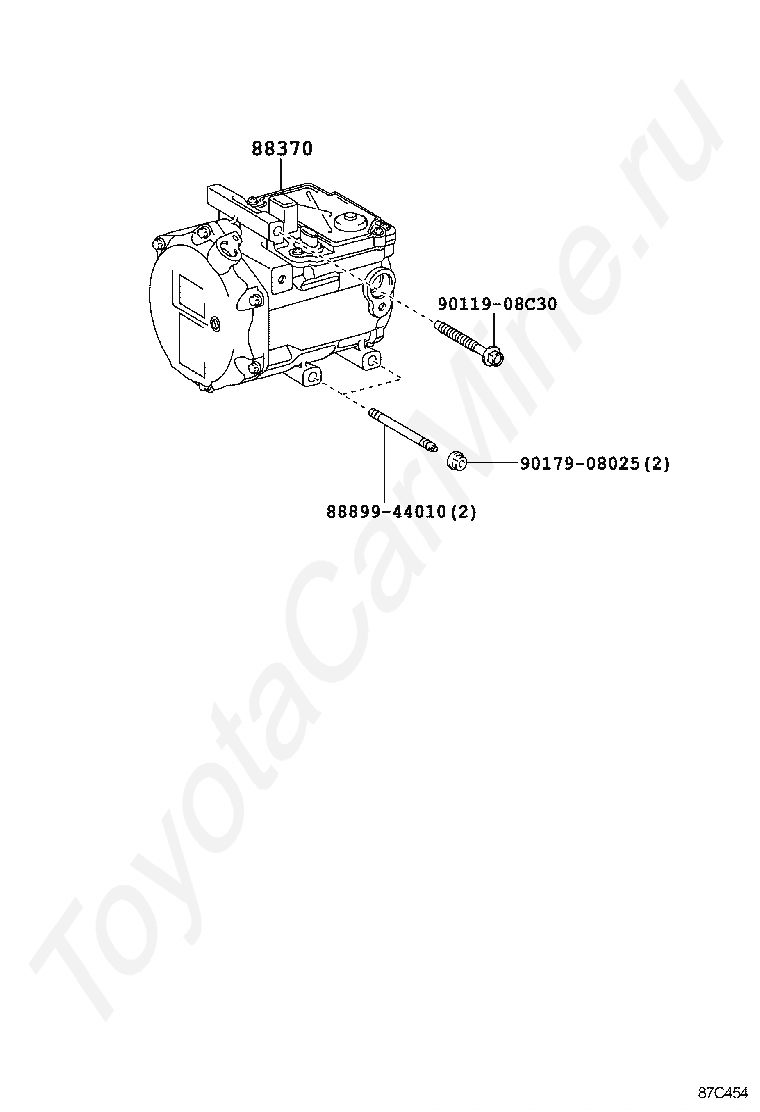 Кондиционер: компрессор Тойота для ALPHARD/VELLFIRE/HV, 2011/12 - 2026 ...