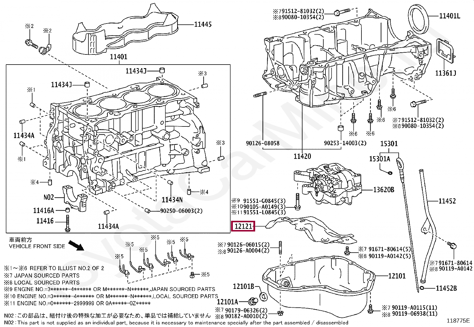 Запчасти Тойота: PLATE, OIL PAN BAFFLE, NO.1 (121210V010)