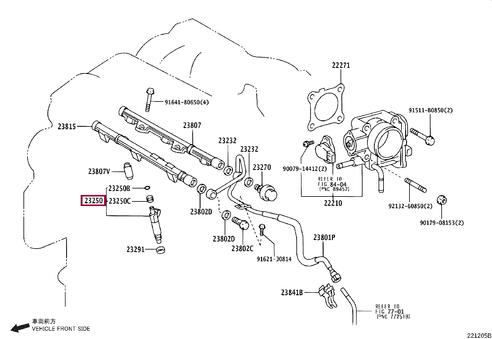 Запчасти Тойота: INJECTOR ASSY, FUEL (2320920040)