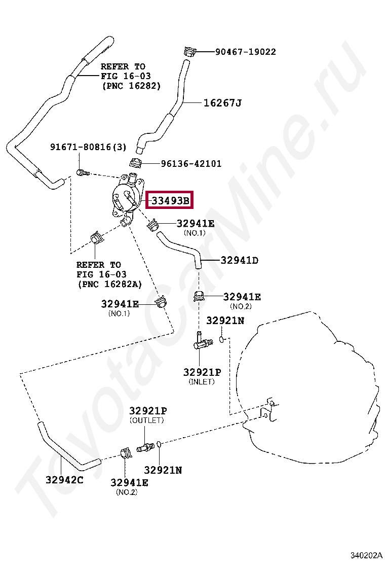 Запчасти Тойота: COOLER, OIL (3349342070)
