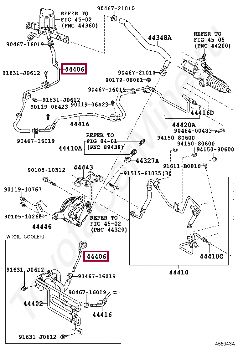 Запчасти Тойота: TUBE SUB-ASSY, RETURN (4440648091)