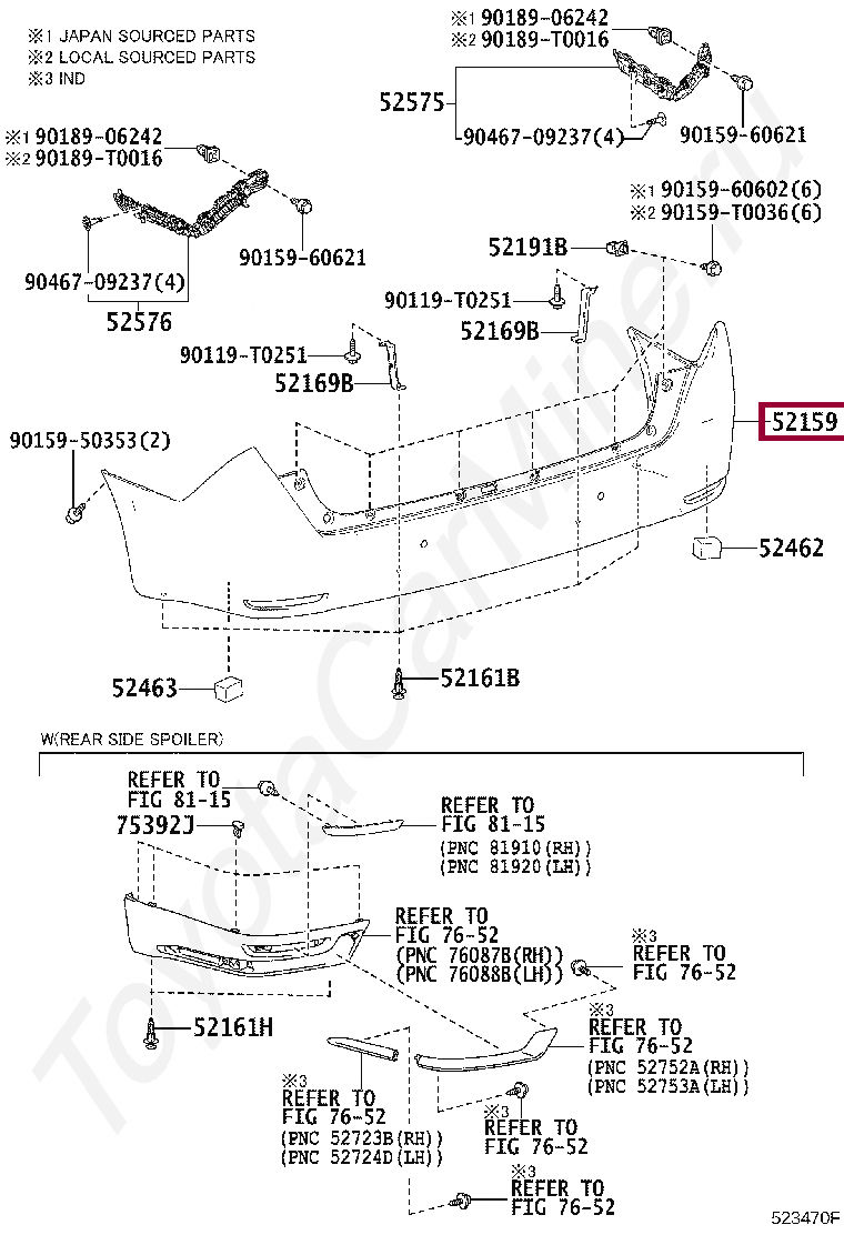 Бампер на Тойоту Иннова