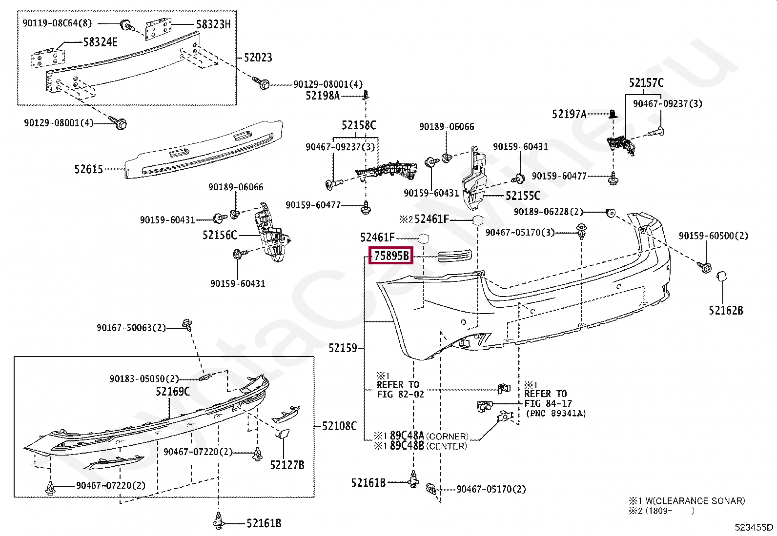 Запчасти Тойота: TAPE, MOULDING, NO.1 (7589528010)