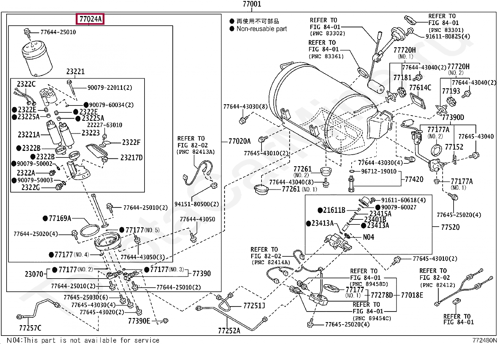 Запчасти Тойота: PLATE SUB-ASSY, FUEL SUCTION (7702443010)