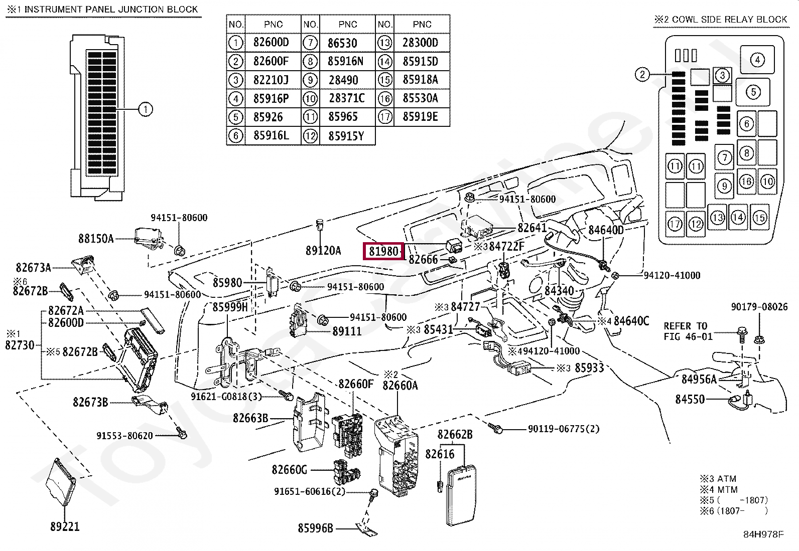 Запчасти Тойота: FLASHER ASSY, TURN SIGNAL (8198036150)