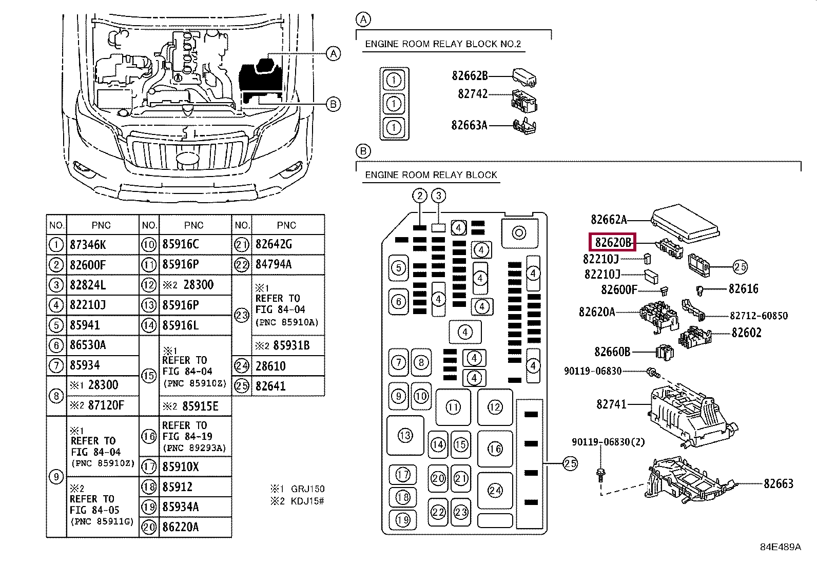 Запчасти Тойота: BLOCK ASSY, FUSIBLE LINK (8262060070)