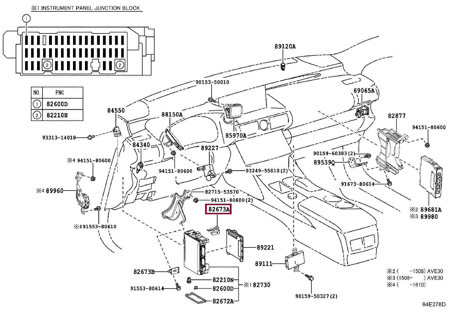 Запчасти Тойота: BRACKET, JUNCTION BLOCK (8267353010)