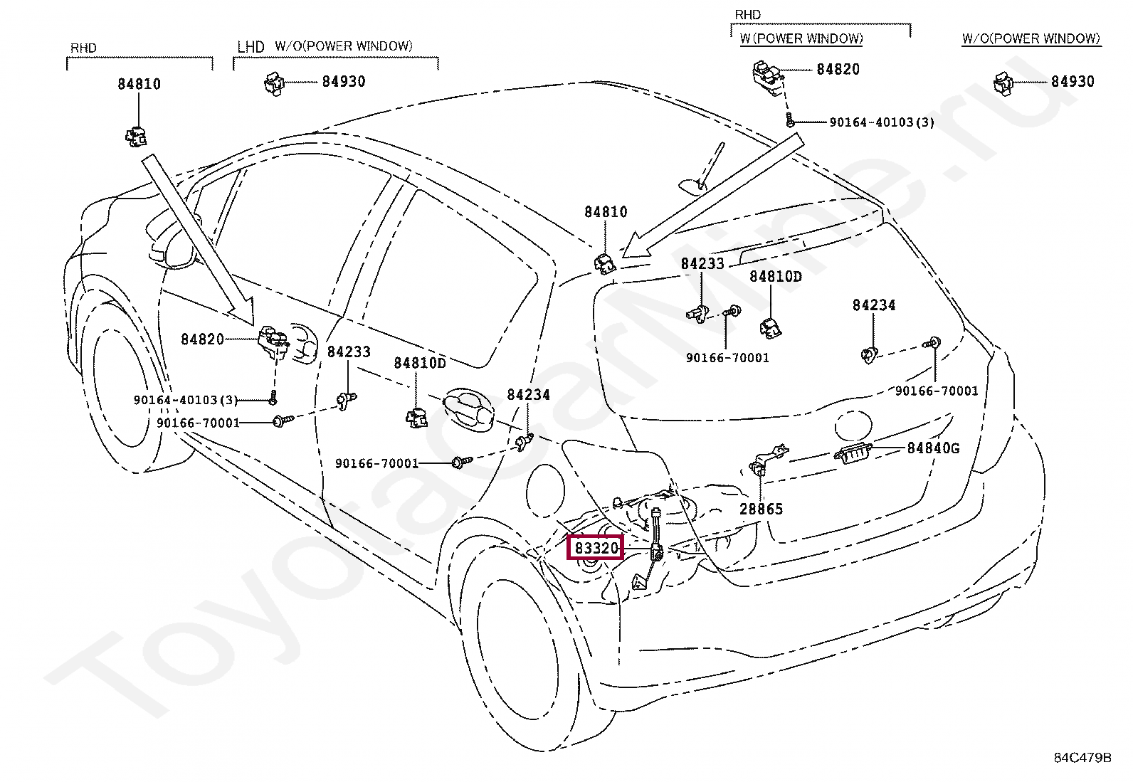 Запчасти Тойота: GAGE ASSY, FUEL SENDER (8332052240)