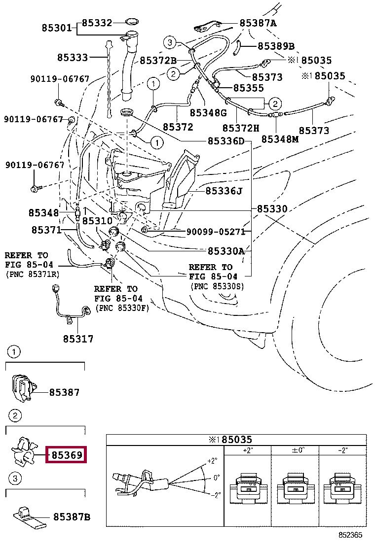 Запчасти Тойота: CLAMP (8537150020)