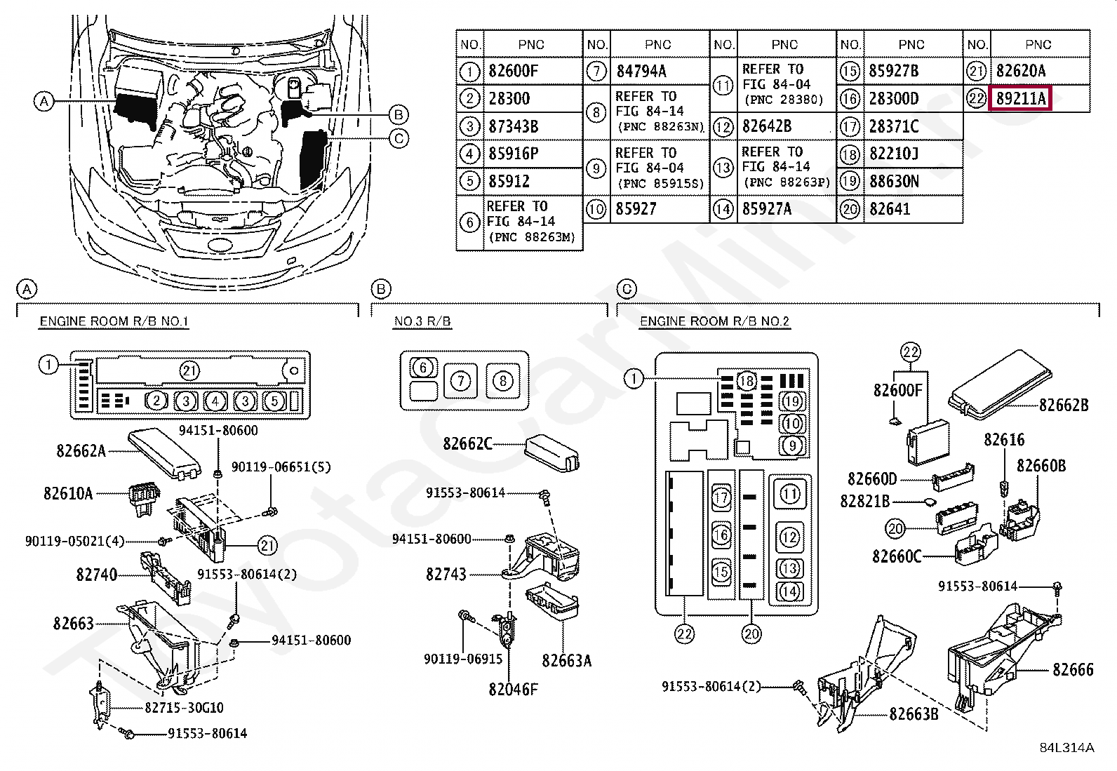 Запчасти Тойота: COMPUTER, MULTIPLEX NETWORK BODY (8921153020)