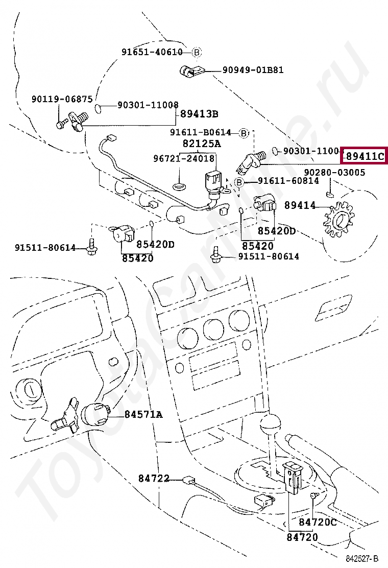 Запчасти Тойота: SENSOR, SPEED (8941150010)