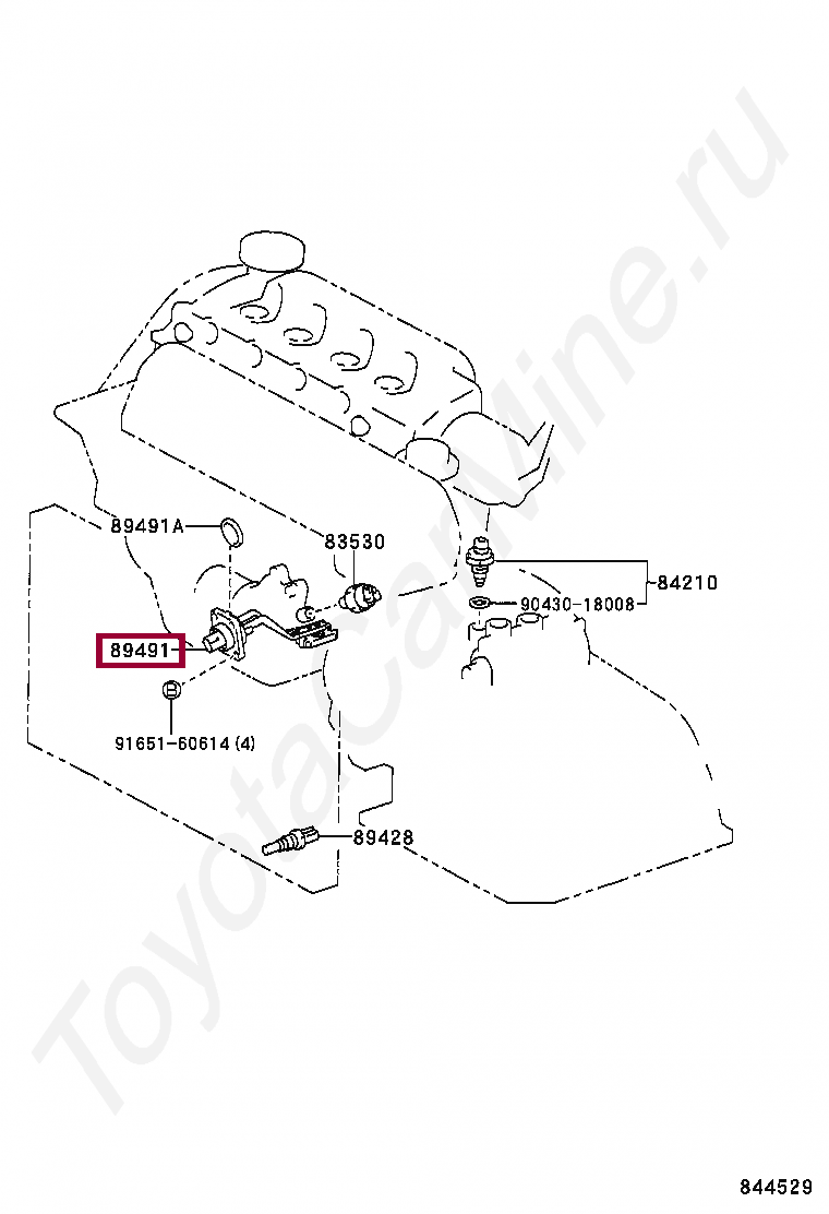 Запчасти Тойота: SENSOR, ENGINE OIL LEVEL (8949144020)