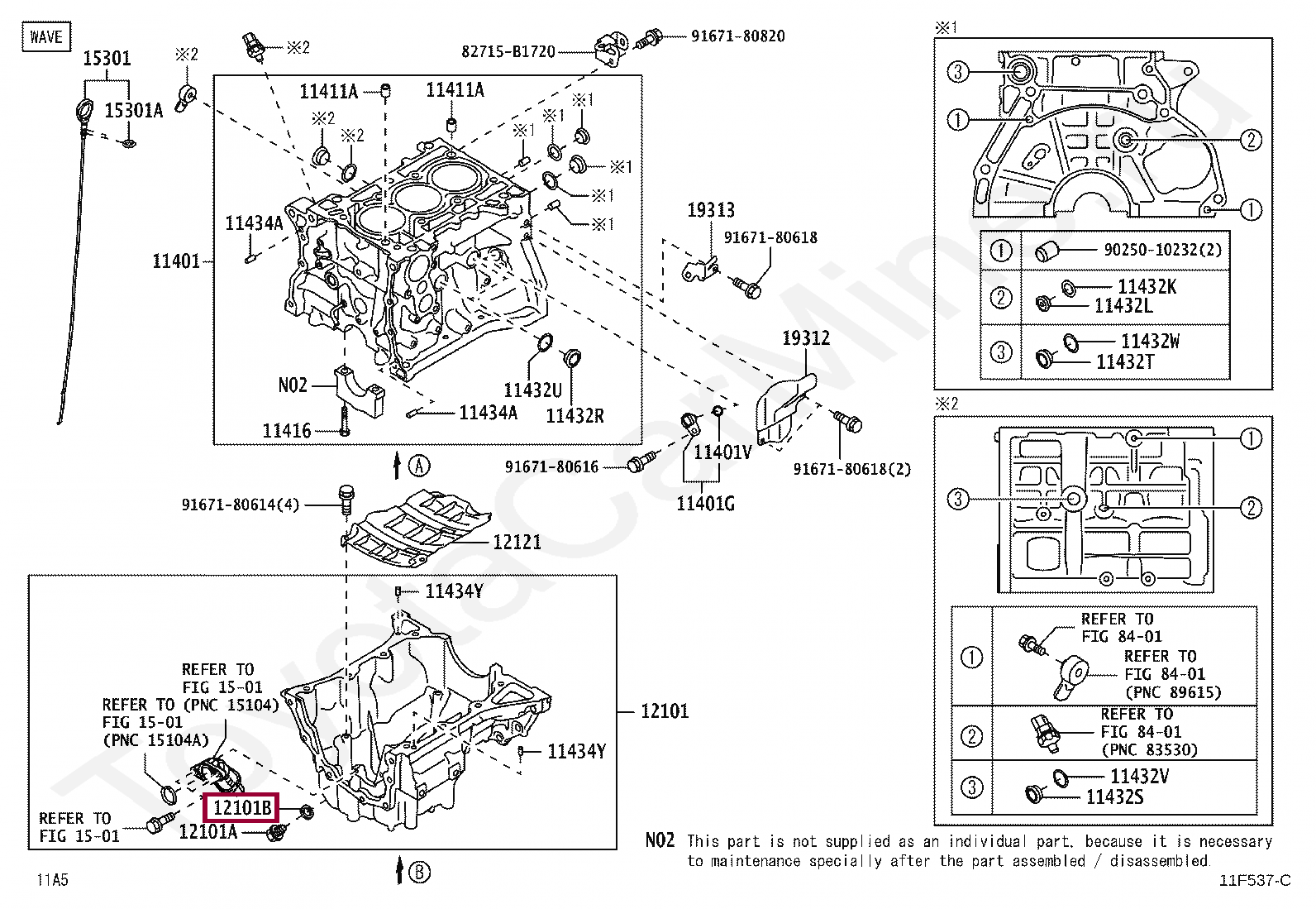 Запчасти Тойота: GASKET, OVERFLOW PLUG(CVT) (9004430281)