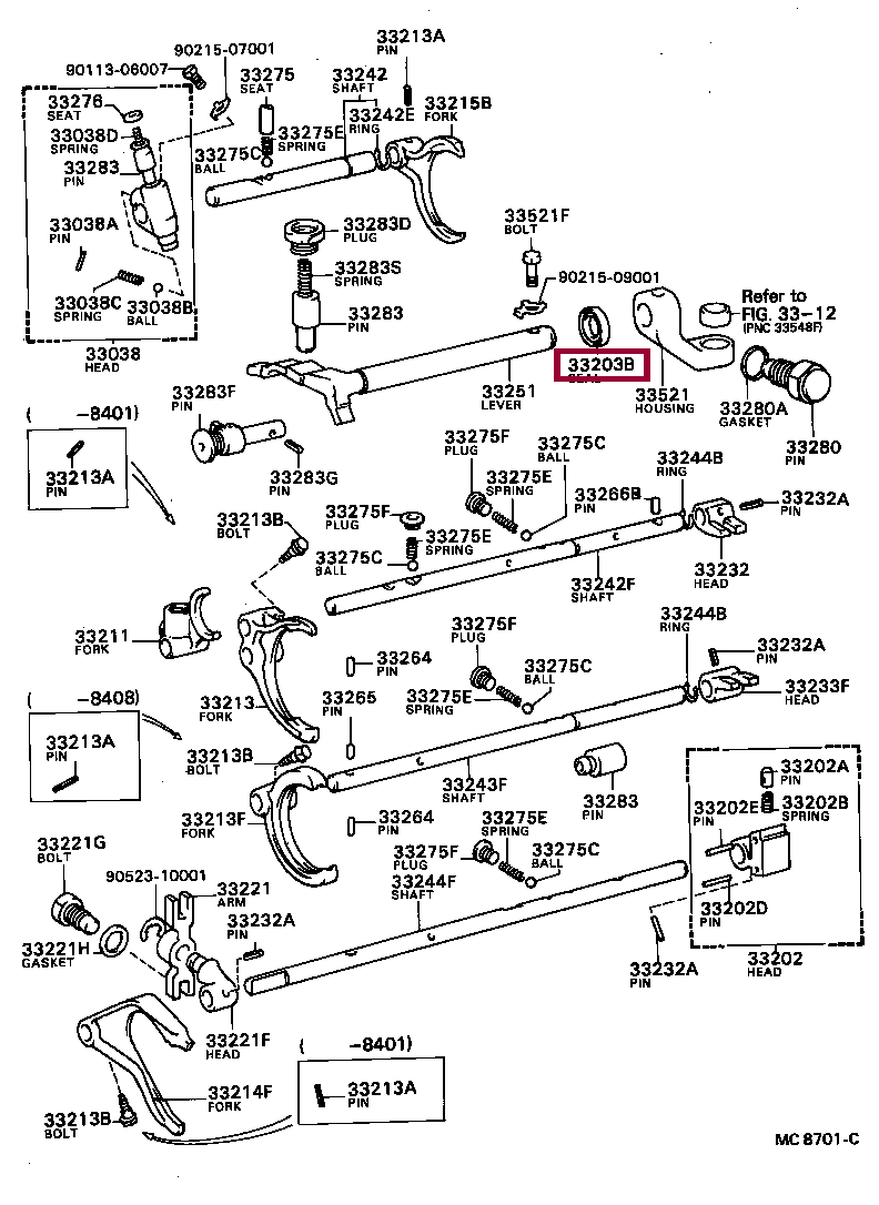 Запчасти Тойота: SEAL, OIL(FOR SHIFT LEVER SHAFT) (9031118005)