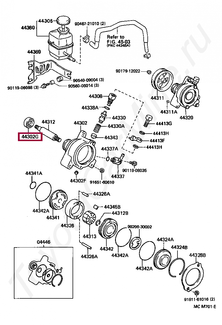 Запчасти Тойота: Сальник (9031118015)