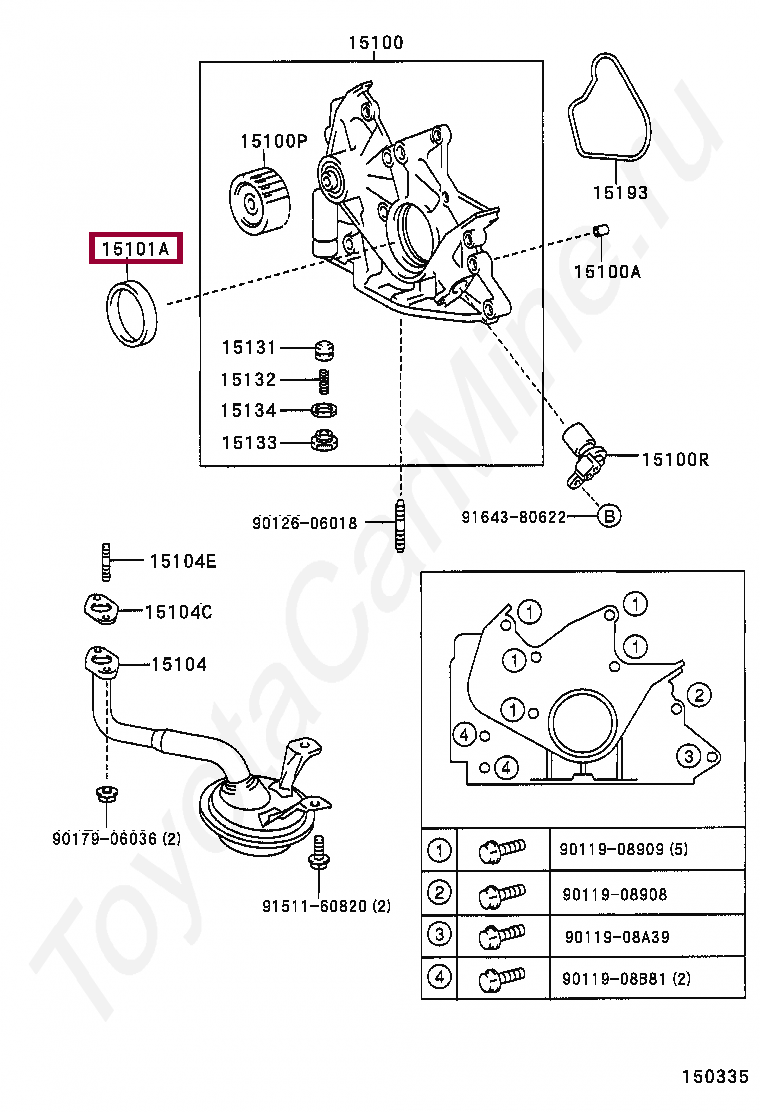 Запчасти Тойота: САЛЬНИК (9031145017)