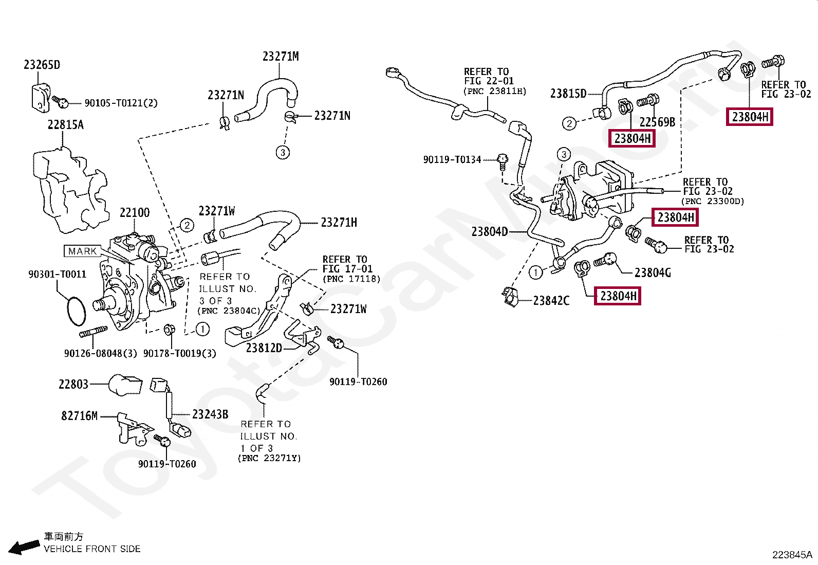 Запчасти Тойота: GASKET(FOR FUEL PIPE) (9043014015)