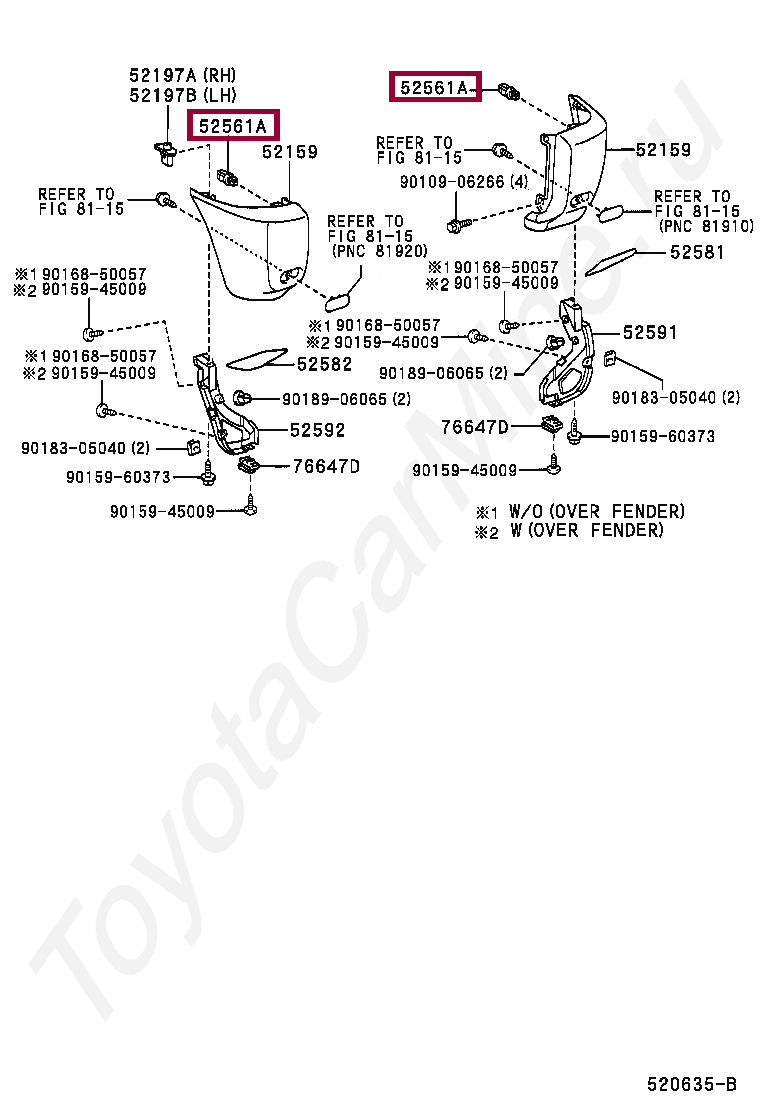 Запчасти Тойота: CLIP(FOR REAR BUMPER RETAINER) (9046711063)