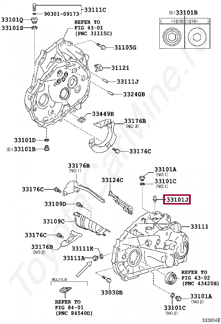 Запчасти Тойота: PLUG, BREATHER (9093003133)