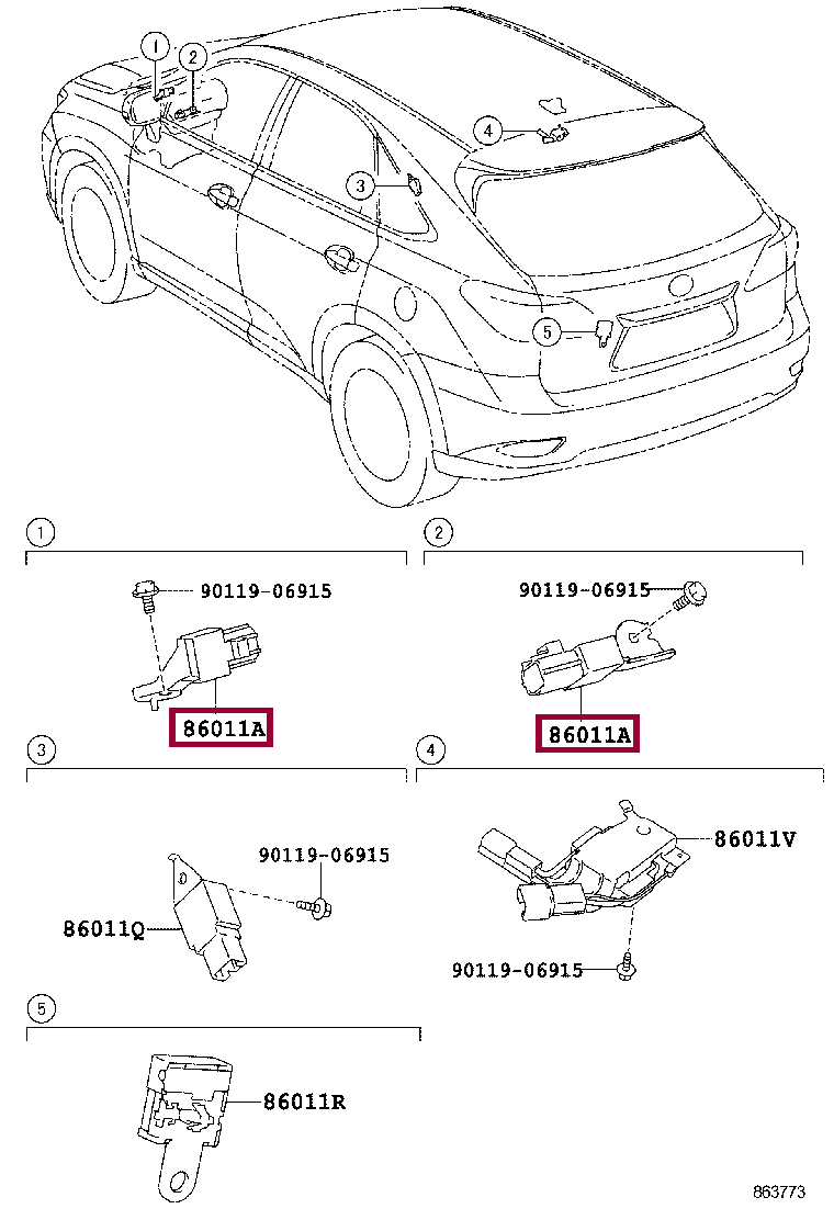 Запчасти Тойота: CONDENSER, RADIO SETTING (9098004177)