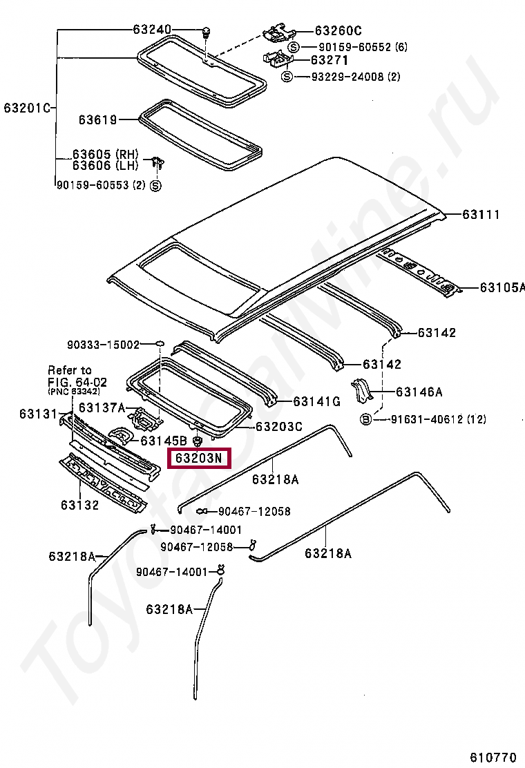 Запчасти Тойота: Гайка (90177W0006)
