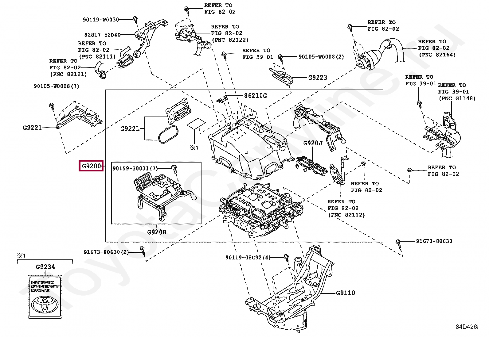 Запчасти Тойота: INVERTER ASSY, W/CONVERTER (G920059015)